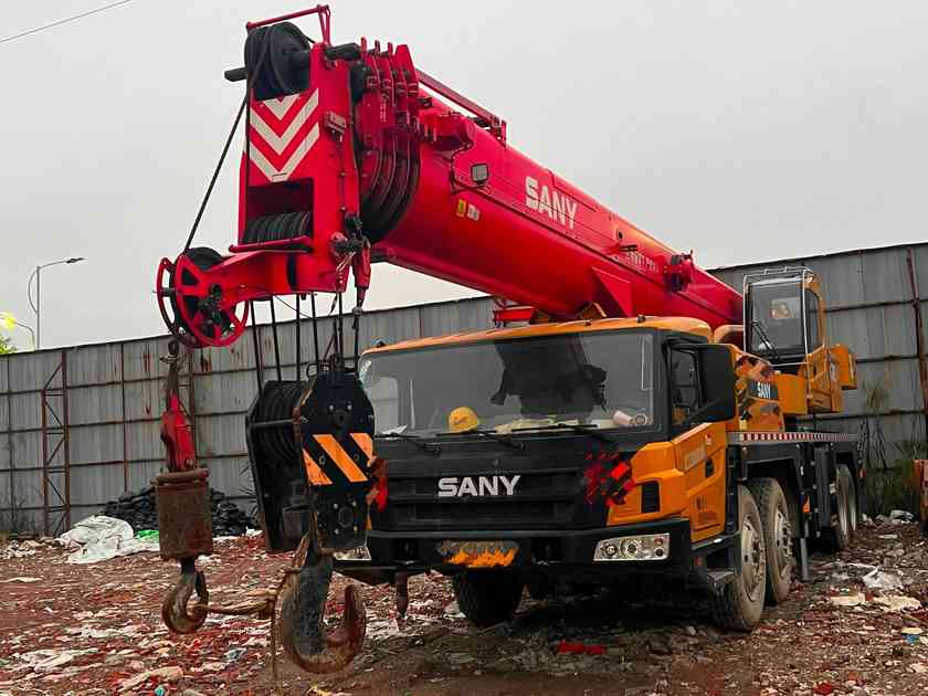 2021 Sany STC550T5-1 55t ထရပ်ကားရိန်း MechLink တစ်ပတ်ရစ်ပစ္စည်းများ