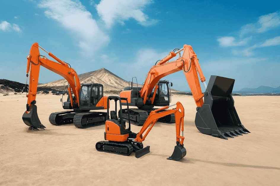 Excavator Price Comparison: Mini, Standard, and Large Excavators - MechLink
