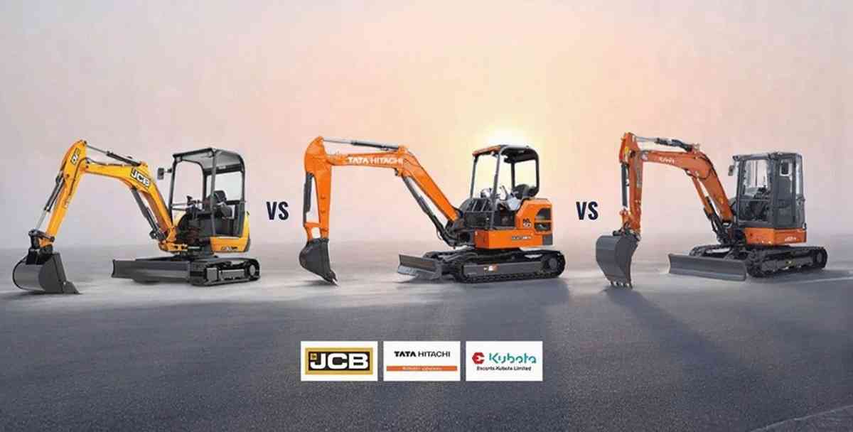 迷你挖掘机：JCB vs Tata Hitachi vs Kubota -Mechlink